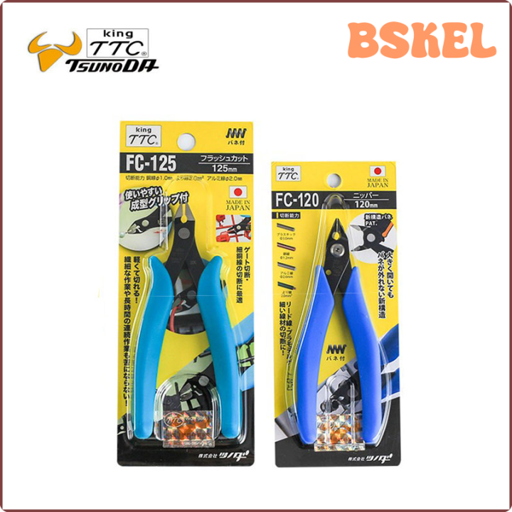 เครื่องตัดลวดทองแดงคีมตัดขนาดเล็กรุ่น PQAVB KING TTC FC-120/FC-125คีมตัดพลาสติกคีมปากเฉียง ...