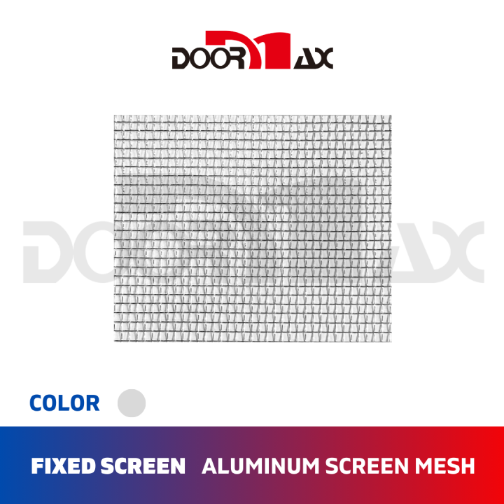 DOORMAX Chrome Aluminum Wire Screen Mesh for Screen SOLD PER 3 FEET ...