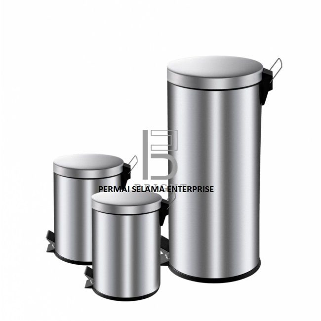 100% Original EKO Brand 30L 30 Liter Classic Stainless Steel Step Bin ...