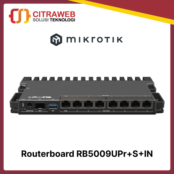 Mikrotik Routerboard RB5009UPr+S+IN Router PoE | Lazada Indonesia