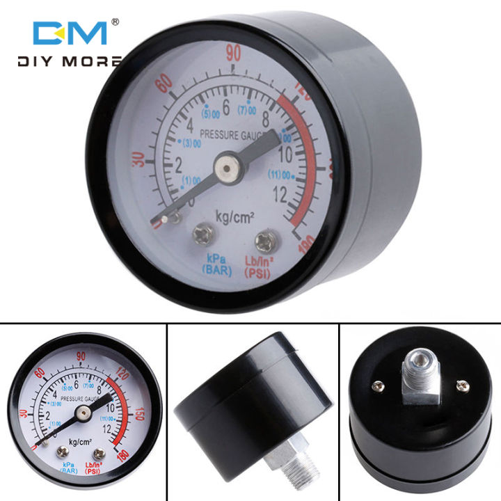 diymore แบบพกพาDual Dial Gauge 1/4 NPT -30HG/0PSเครื่องดูดฝุ่นมาตรวัด ...