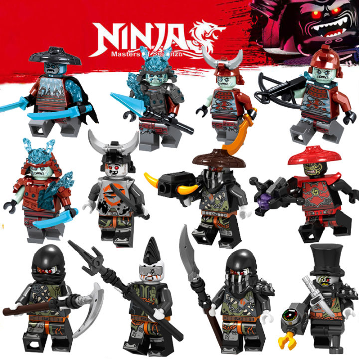 12pcs/set Ninja Go Minifigure legoing Ninjago Mini Figure Building ...