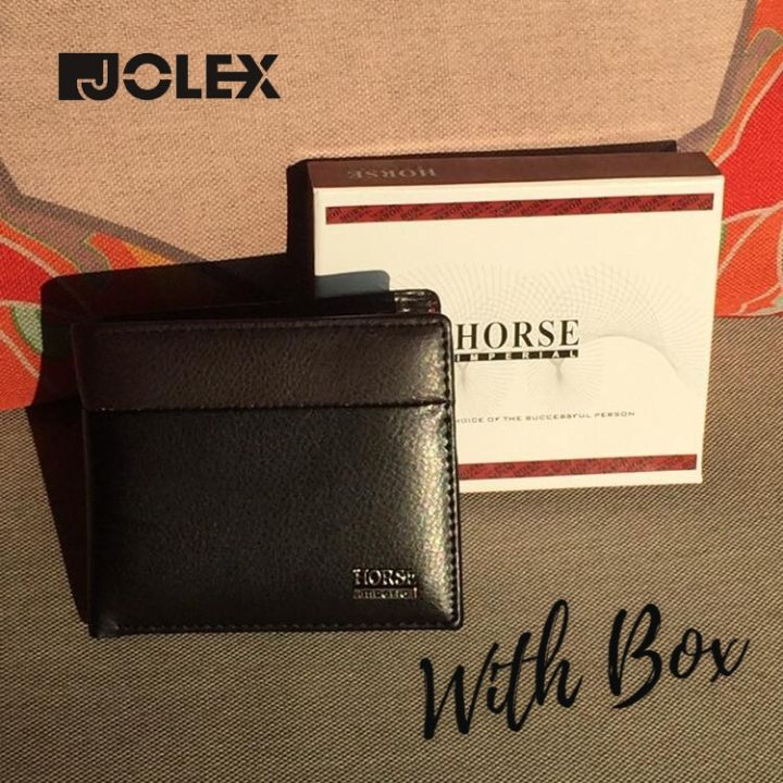 Jolex High Quality With Zipper Coin Pouch Men Wallet Short Trifold Wallet for Men PU Leather ...