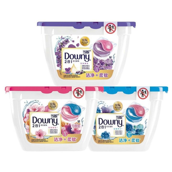 🇲🇾 DOWNY 2in1 Scented Laundry Detergent Gel Unstoppables Pod Capsule ...