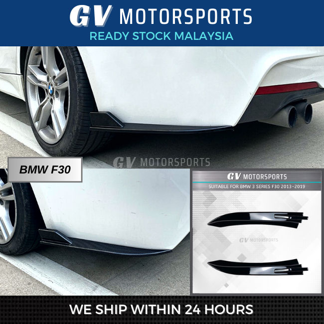 BMW 3 Series F30 Rear Lip Diffuser Canard For BMW F30 F31 316i 318i ...