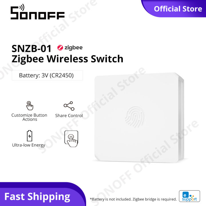 SONOFF SNZB-01 Zigbee Wireless Switch Smart Home Switch Wireless Button ...