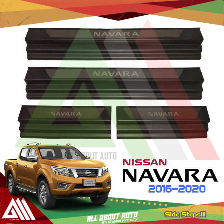 Nissan Navara 2016-2020 Door Side Step Sill / Scuff Plate Guard | Lazada PH