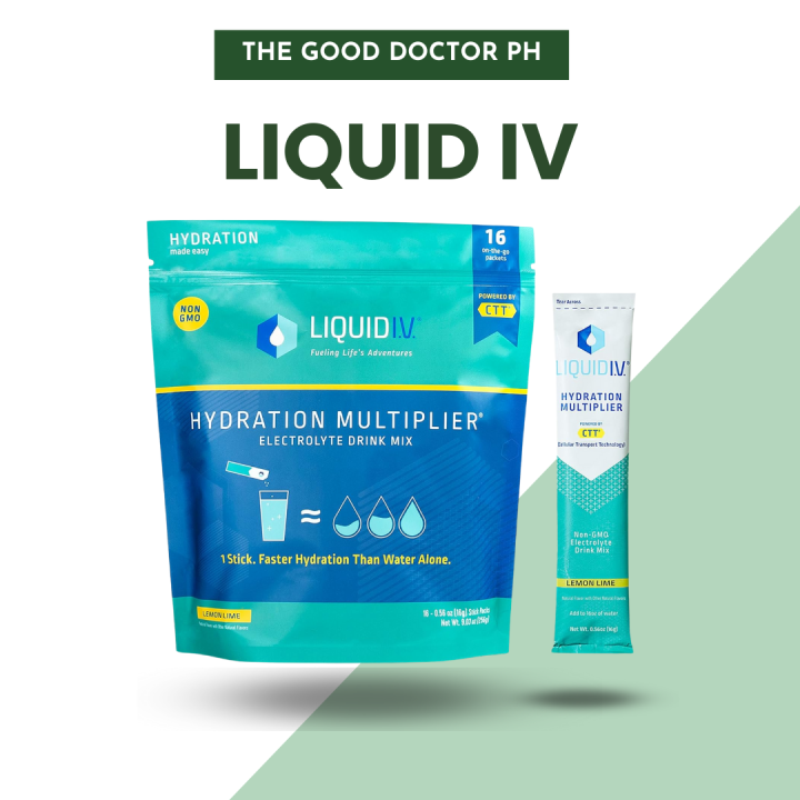 Liquid IV Hydration Multiplier 16 sticks Lemon Lime | Lazada PH