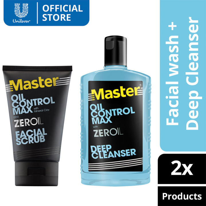 [BUNDLE OF 2] Master Oil Control Facial Wash 100g 1x, Master Oil ...