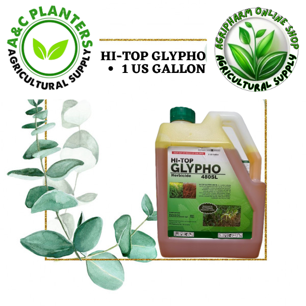 HI-TOP GLYPHO HERBICIDE 1US GALLON | Lazada PH