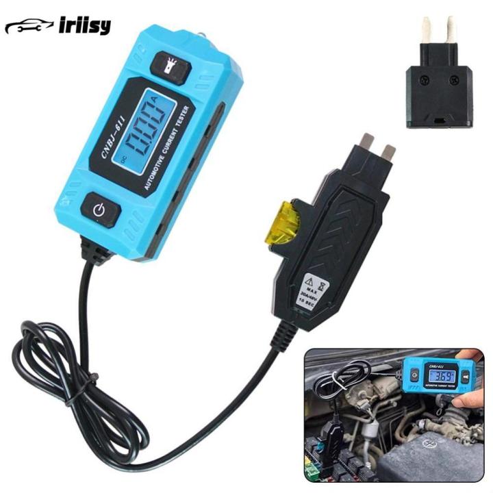 iriisy 12V/24V Car Current Tester Fuse Circuit Analyzer with Parasitic ...