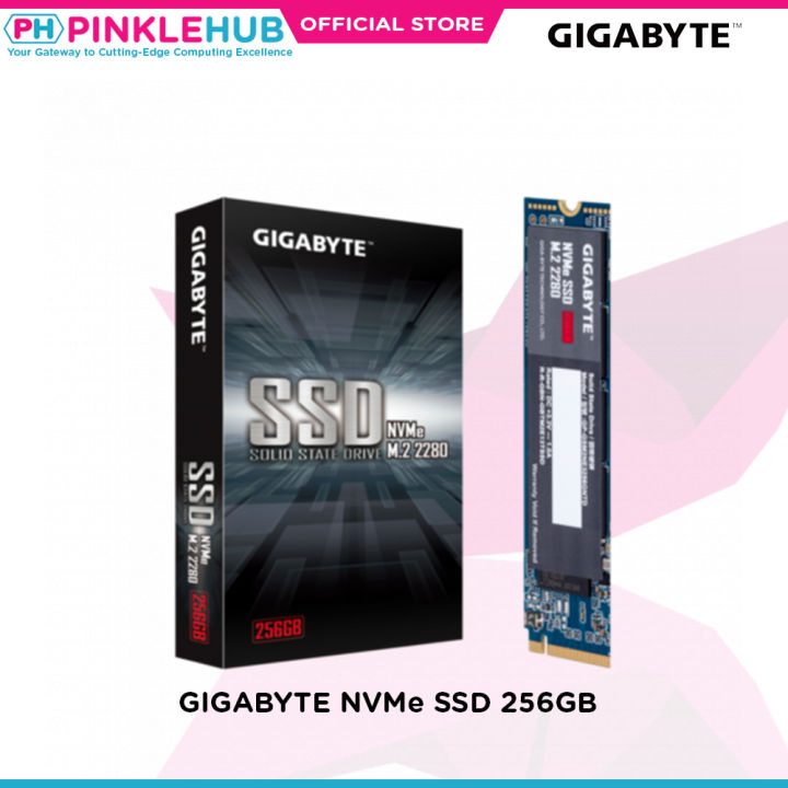 PinkleHub | GIGABYTE NVMe SSD 256GB (GP-GSM2NE3256GNTD) | Lazada PH