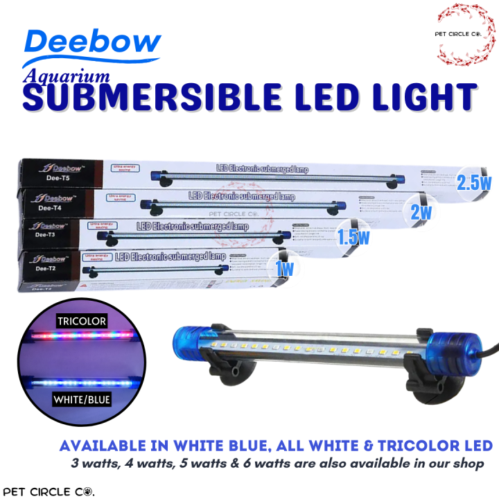 Deebow Aquarium LED Light Submersible Light DEE T2 | T3 | T4 | T5 ...