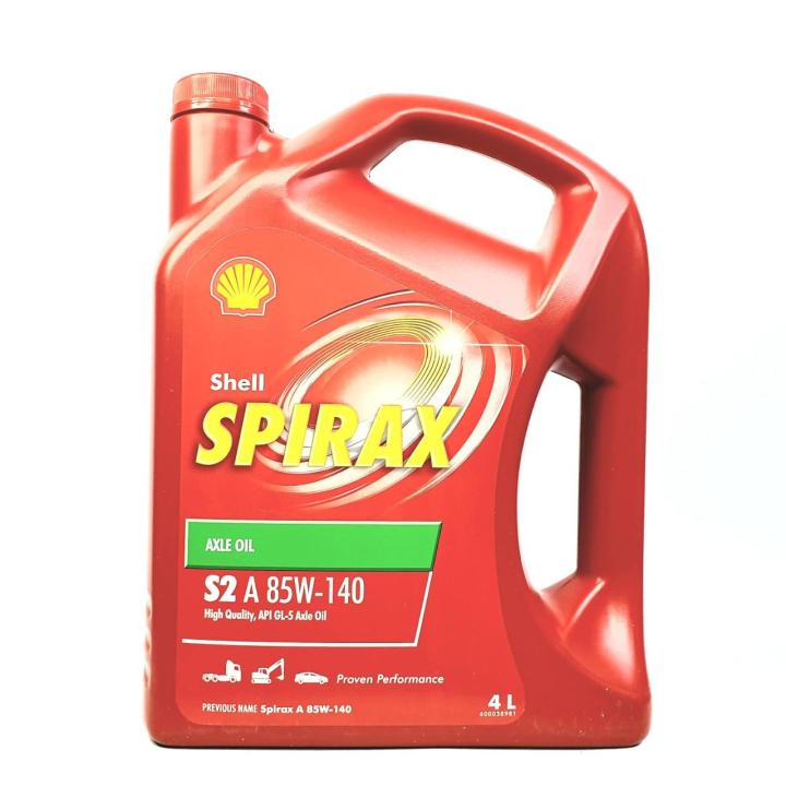 [HCM]SHELL SPIRAX S2 GL5 A 85W140 4L - NHỚT HỘP SỐ CẦU | Lazada.vn