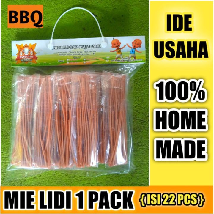 Viral ! Mie Lidi Pack Isi 22 pcs Rasa BBQ | Lazada Indonesia