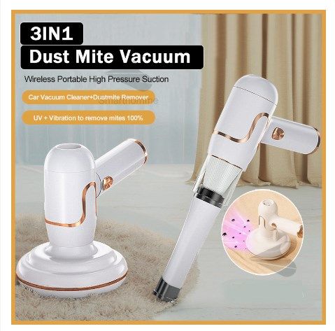 Folding Mite Remover 3 In 1 Cordless Dust Mite Vacuum Cleaner | Lazada