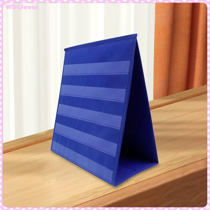 WDClever Foldable Table Top Card Display Self Standing Teaching Pocket ...