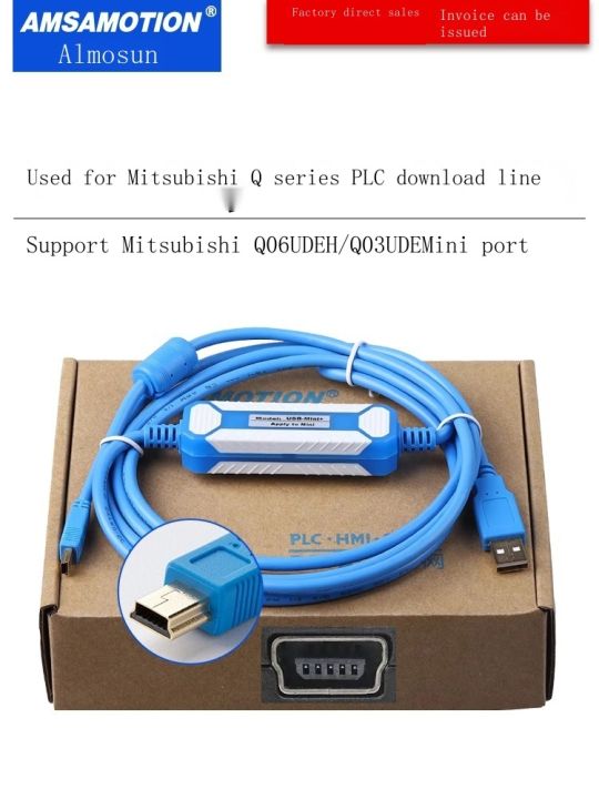 2024/Original Mitsubishi Q series PLC programming cable USB-Q06UDEH ...