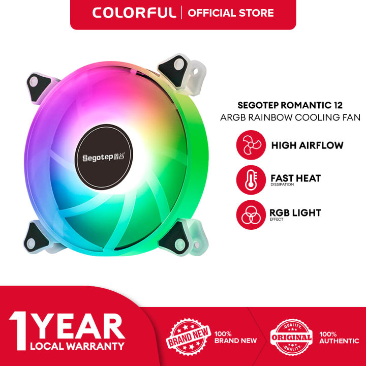 Segotep Romantic 12 ARGB Lighting Effect Cooling Fan | Lazada PH