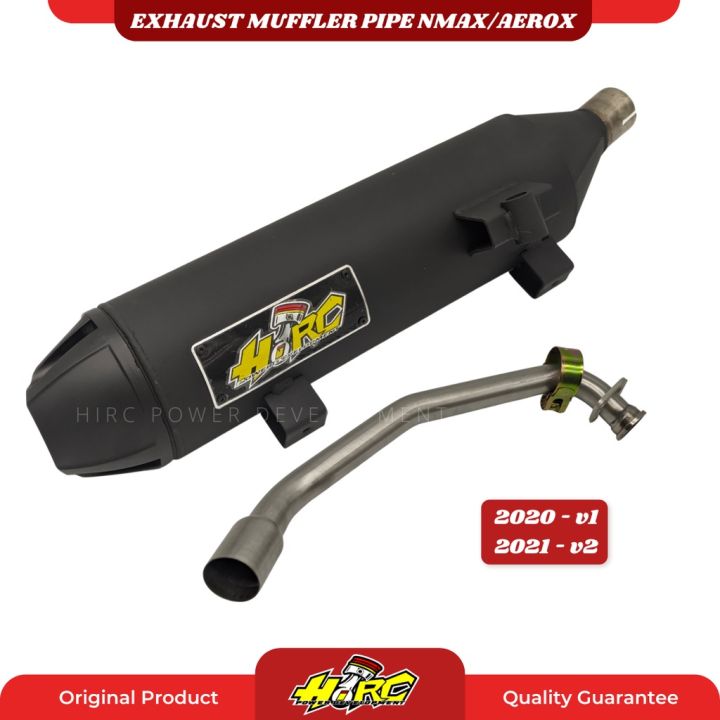 MOTORCYCLE HIRC POWER DEVELOPMENT EXHUAST MUFFLER PIPE NMAX/AEROX V1/V2 ...
