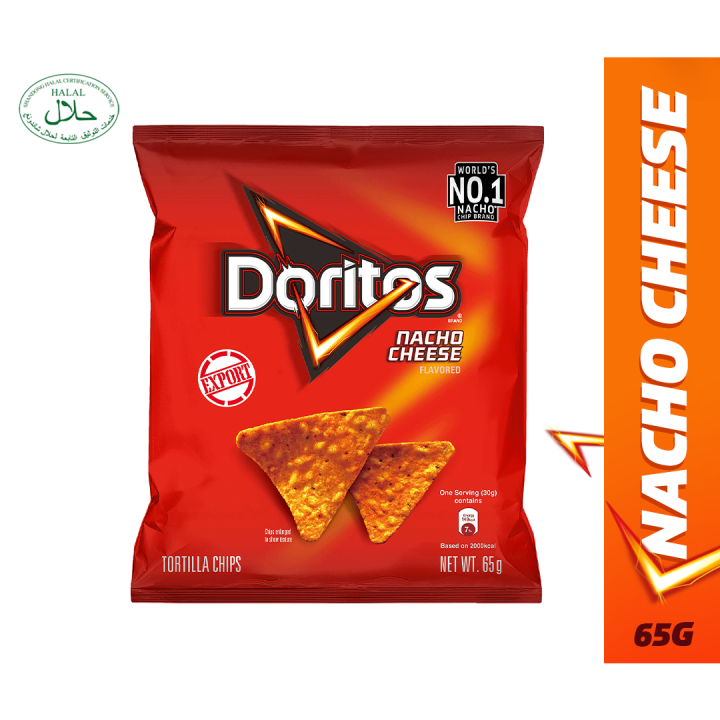 Doritos Tortilla Chips Nacho Cheese 65g | Lazada