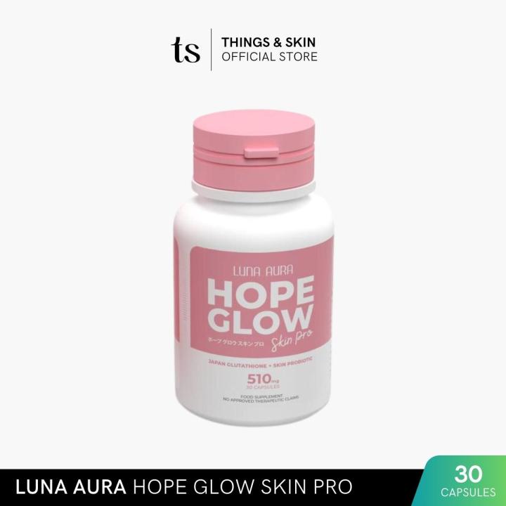 Luna Aura Hope Glow Skin Pro - Japanese Glutathione + Skin Probiotics ...