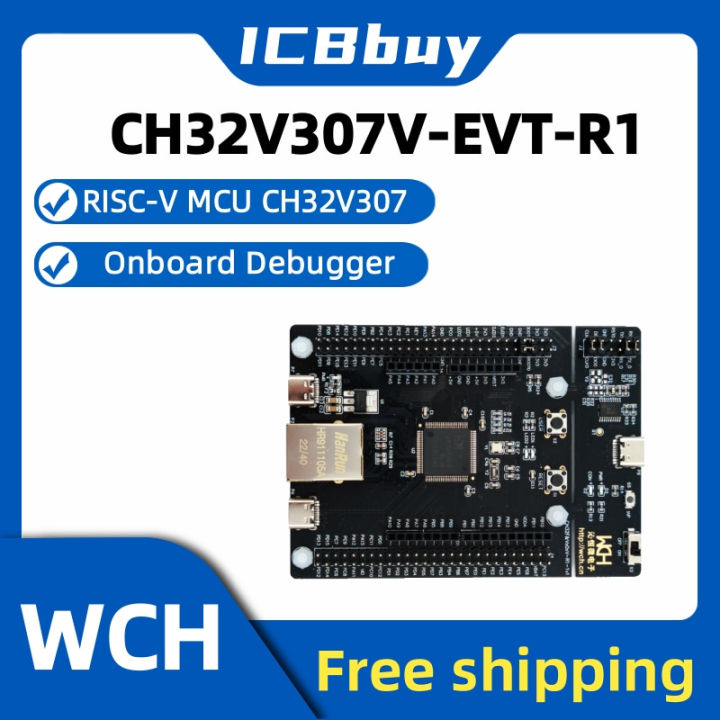 CH32V307V-EVT-R1 CH32V307 Evaluation Board MCU Onboard Wch-link WCH RISC-V development board 8 ...