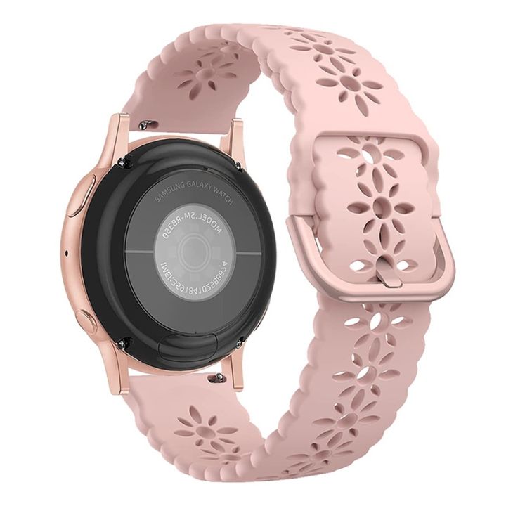 20mm 22mm Silicone Band Lace Silicone Band Women Girls Wedding Cute ...