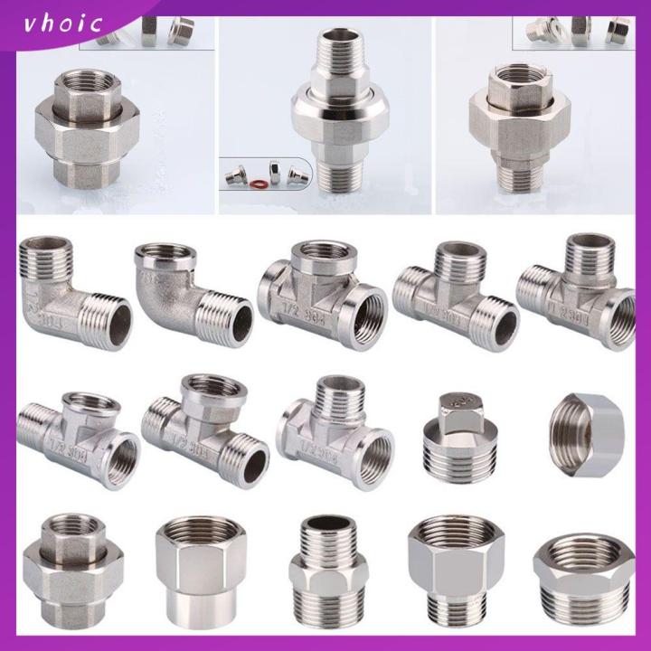 VHOIC Stainless steel Female-Male Butt Joint External Elbow Pipe ...