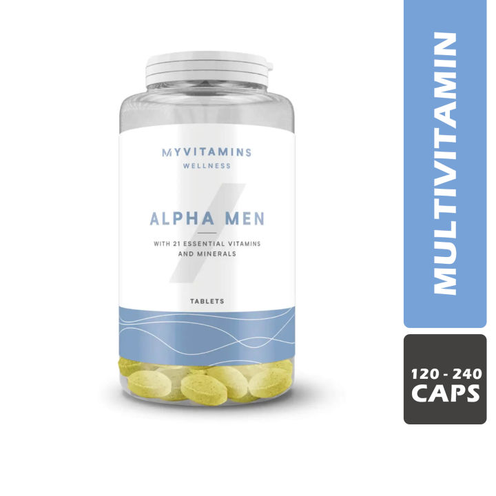 MyProtein MyVitamins Alpha Men MultiVitamin 120 / 240 Tablets | Lazada ...