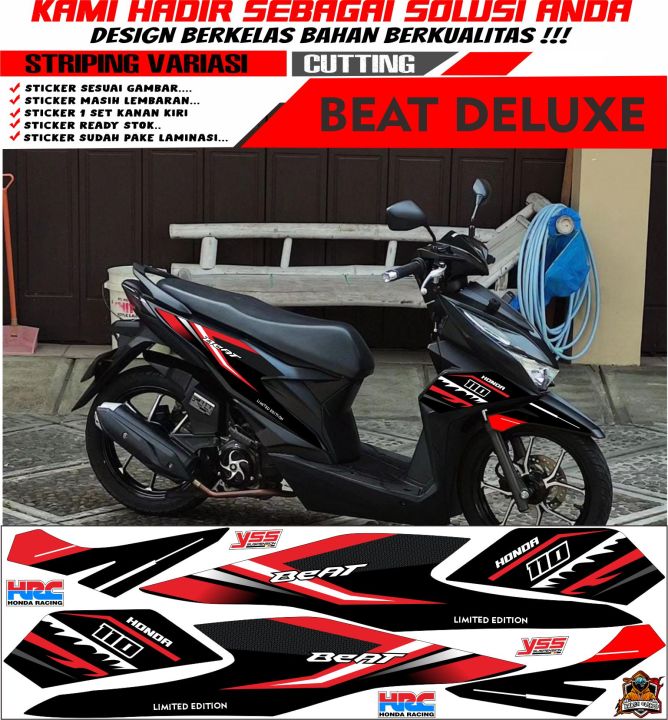 STRIPING VARIASI THAILAND SIMPLE TERBARU HONDA BEAT DELUXE,STICKER ...