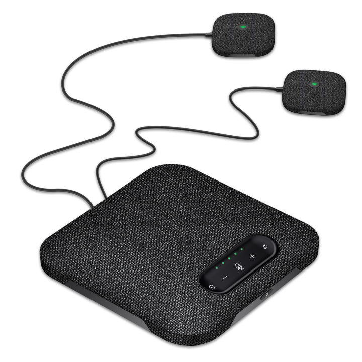 Desktop USB Wireless BT Conference Speakerphone Built-in 4 Microphones ...