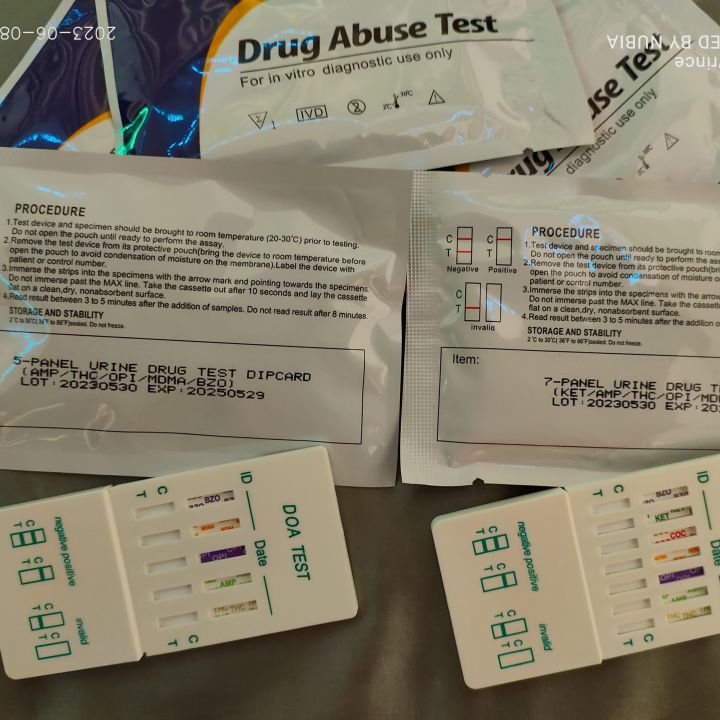 7in1 Multi Panel drug urine test kit / Accurate and simple to use ...