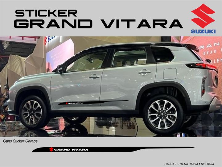 sticker suzuki grand vitara 2023 aksesories grand vitara 2023 | Lazada ...