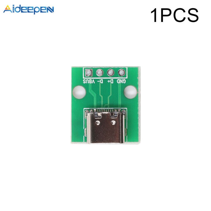 Aideepen USB Type-C Breakout Board Serial Basic Breakout Female ...