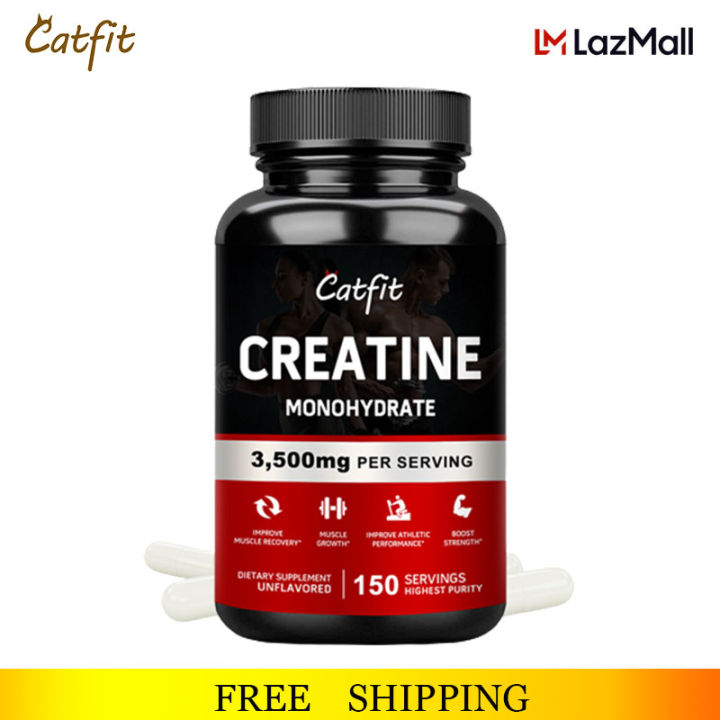 Catfit Creatine Monohydrate Capsules Replenish Energy for Muscle ...
