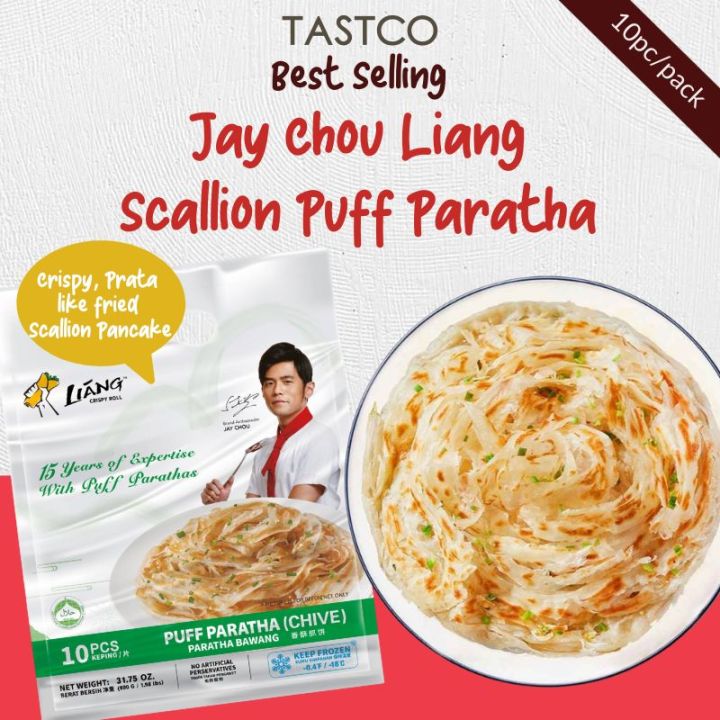 [Ready to Eat] Jay Chou Liang Food Chinese Scallion Puff Parata ...