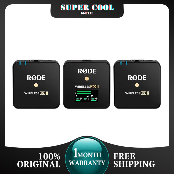 Rode Wireless GO II Dual / Single Channel Wireless Microphone System | Lazada