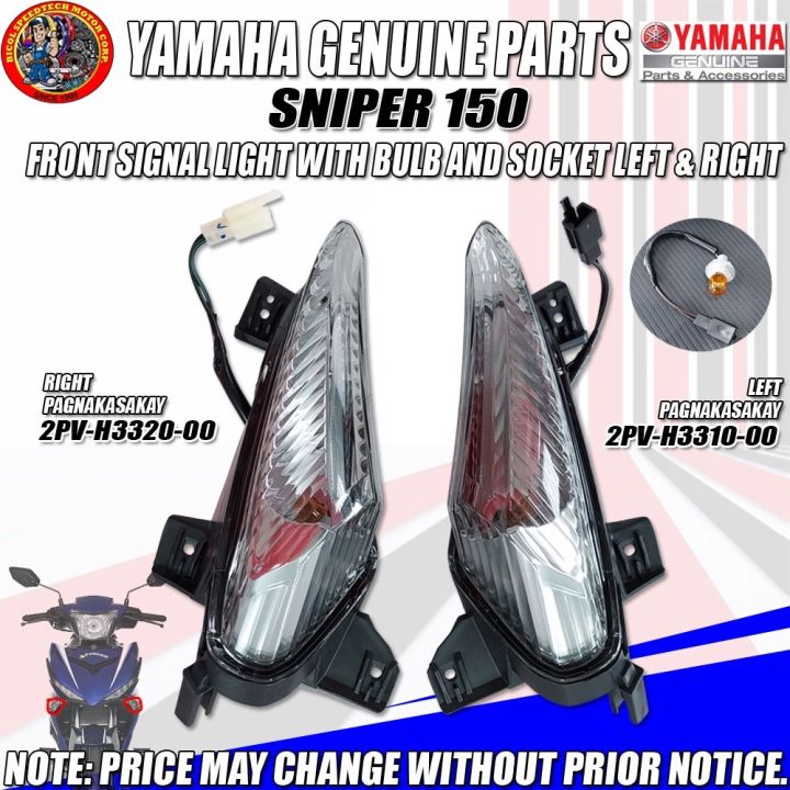 SNIPER 150 FRONT SIGNAL LIGHT WITH BULB AND SOCKET (YGP) (GENUINE: 2PV ...