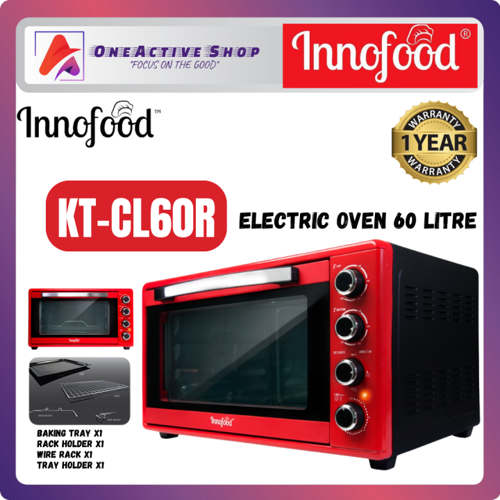 Innofood Oven 60L KT-CL60R (ready stock) - 1 YEAR WARRANTY | Lazada