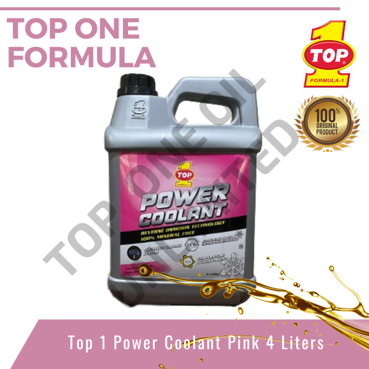 Top One Formula- Long Life Radiator Power Coolant (PINK) 4 Liters ...