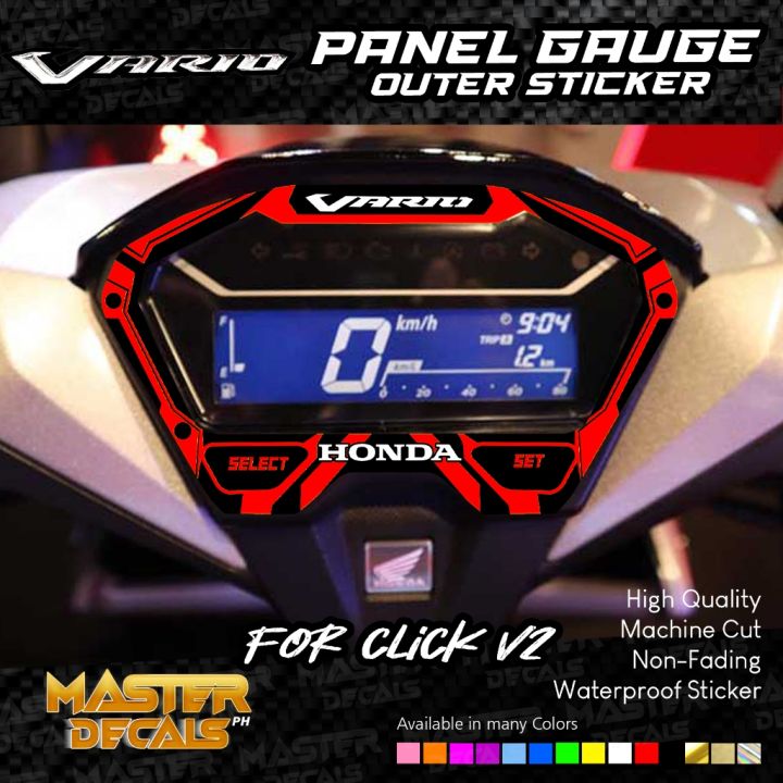 Honda Click Panel Gauge Outer Sticker Vario Design | Lazada PH