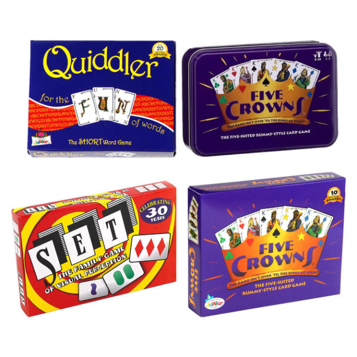 Full English Version Five Crowns Card Games Rummy-style Cards Game Fun ...