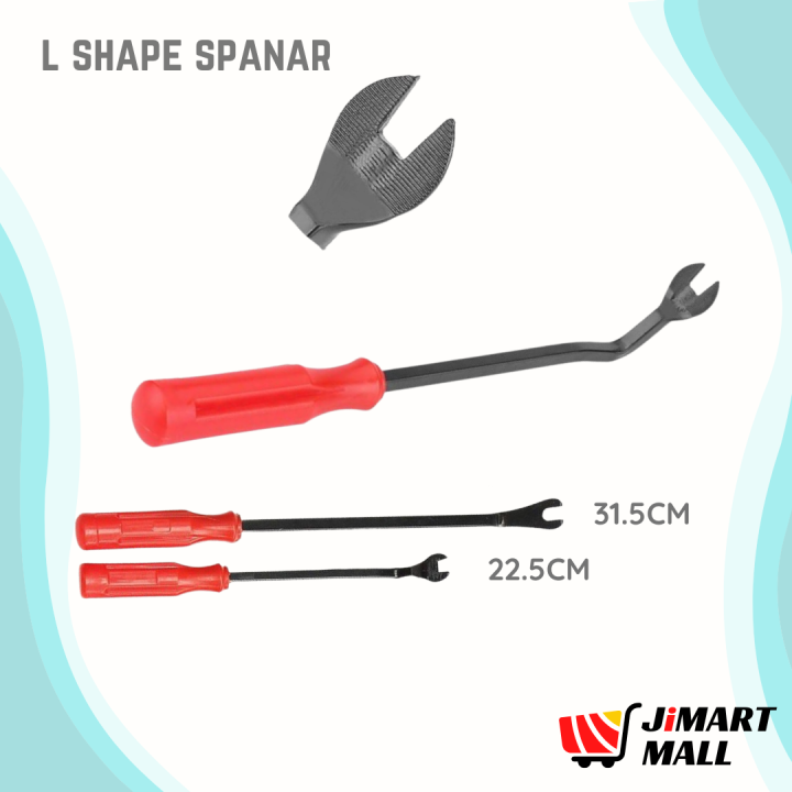 L SHAPE SPANAR SCREWDRIVER Fastener Clip Remover Rivet Plier Car Door ...