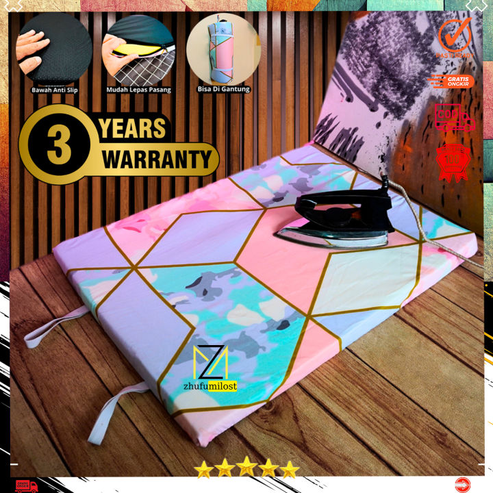 Alas Setrika Tebal 100x50x3cm Tatakan Gosok Strika Busa Royal Foam Anti ...