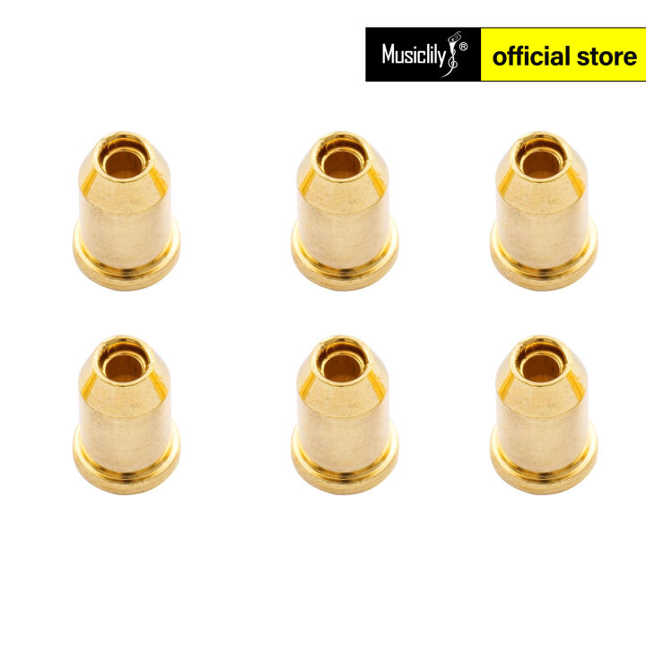 Musiclily Vintage Guitar Through Body Smooth String Mounting Ferrules ...