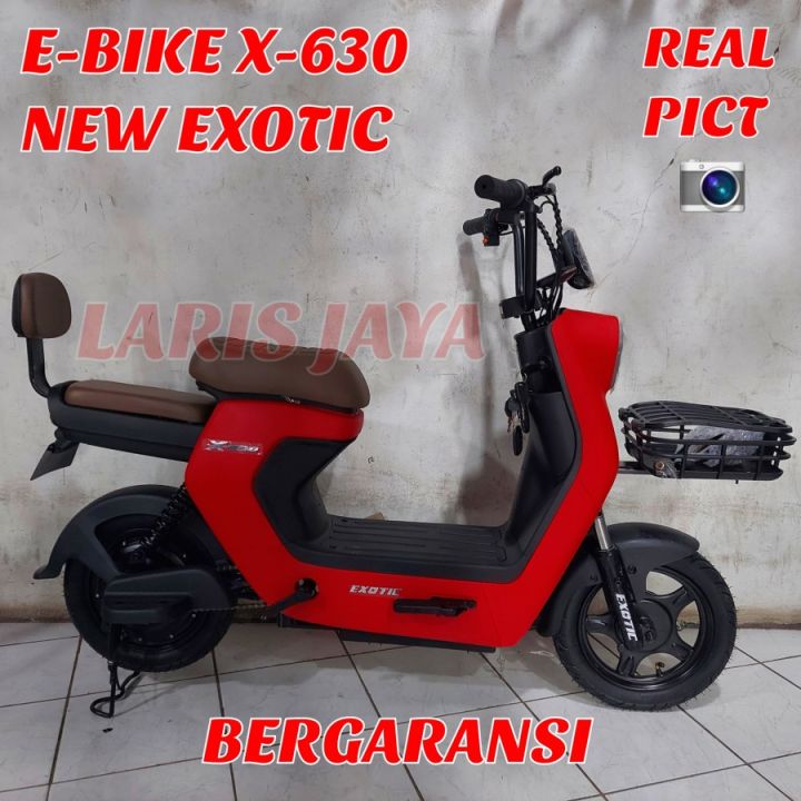 SEPEDA LISTRIK EXOTIC X 630 TERBARU e-bike exotic model paling baru ...