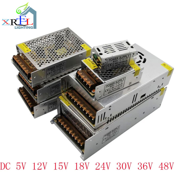 Switching Power Supply Light Transformer AC110V 220V To DC 5V 12V 24V 36V 48V Power Supply ...