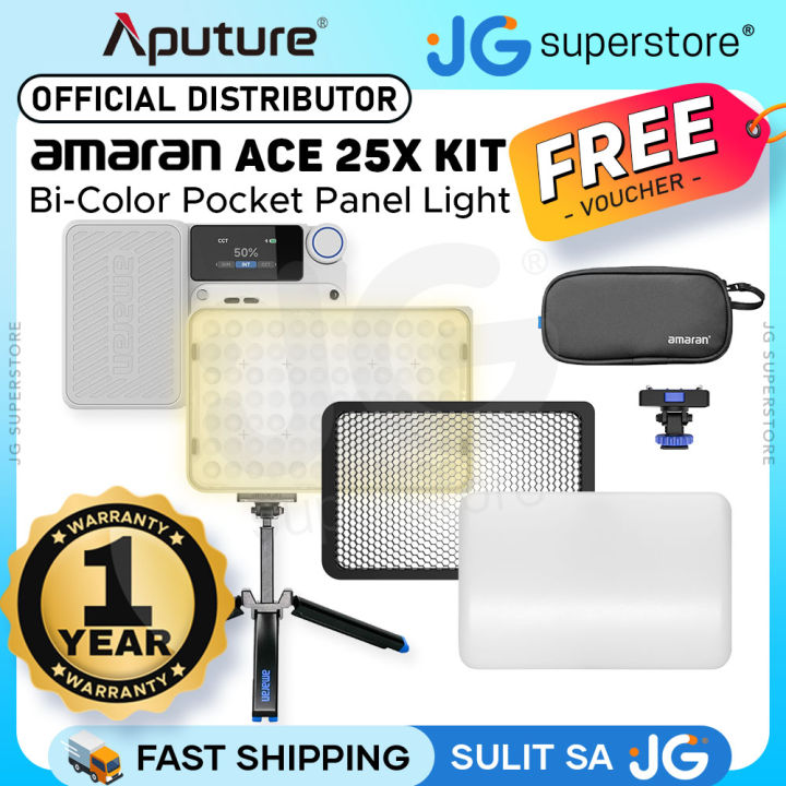 Aputure Amaran Ace 25c / 25x RGB / Bi-Color LED Pocket Panel Light ...