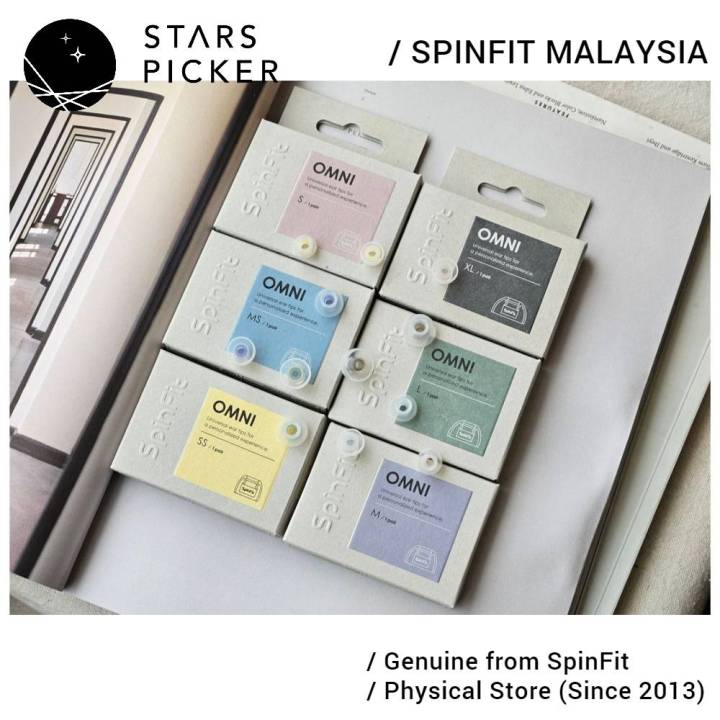 Spinfit OMNI / CP360 V2 - Medical Grade Silicon Eartips TWS True ...